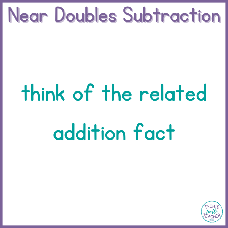 build-math-fact-fluency-near-doubles-subtraction-strategy