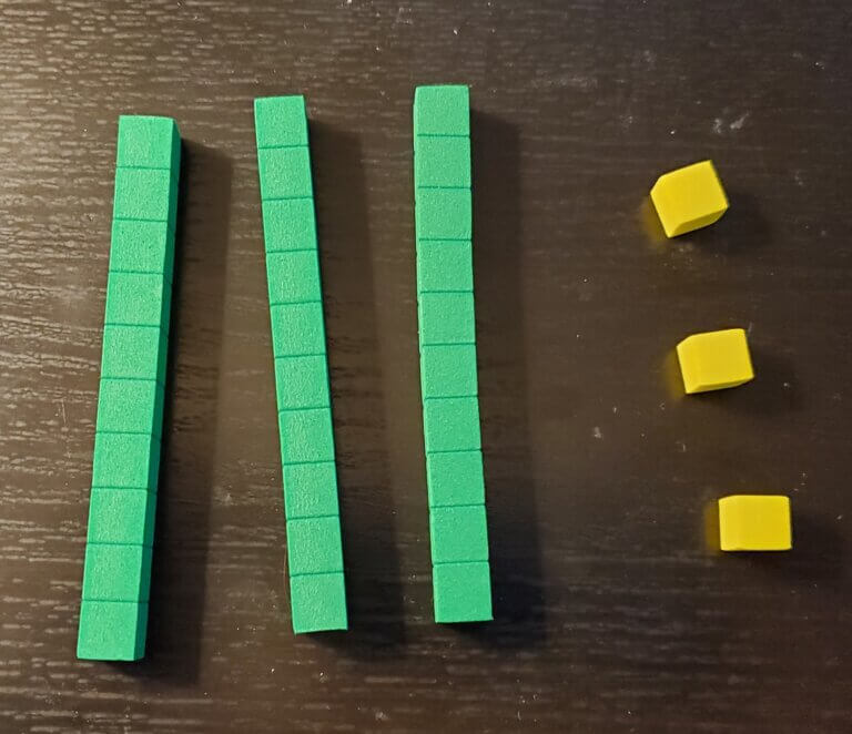 Use Base Ten Blocks for Subtraction without Regrouping