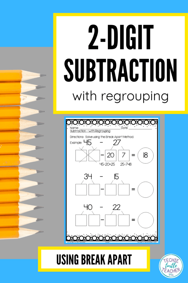 Break Apart Subtraction with Regrouping: 2-Digit Numbers