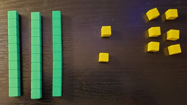 Subtraction with Regrouping: 2-Digit Base Ten Strategy