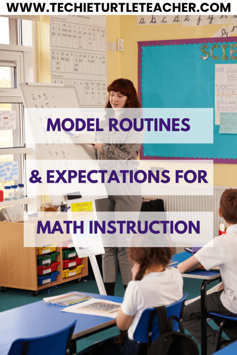Model Small Group Routines for Primary Math Instruction