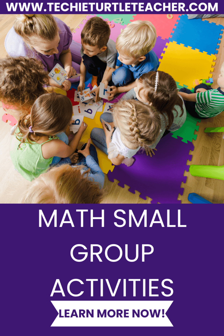 Math Small Group Activities: What to do in your groups