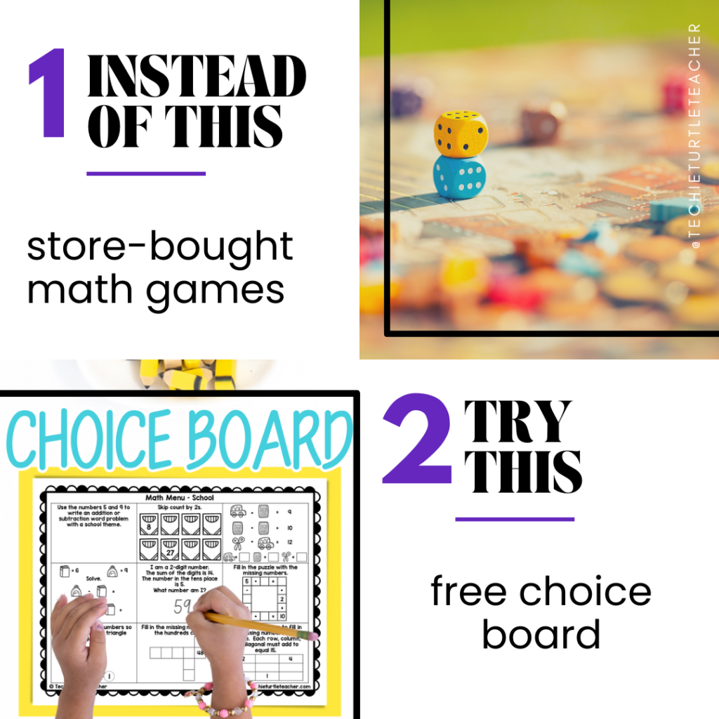 How Choice Boards Transform K-2 Math Classrooms