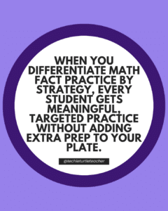How to Differentiate Math Fact Practice with Games